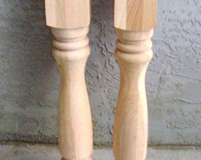 Pair of 30 Inch Oak Table Legs | Etsy