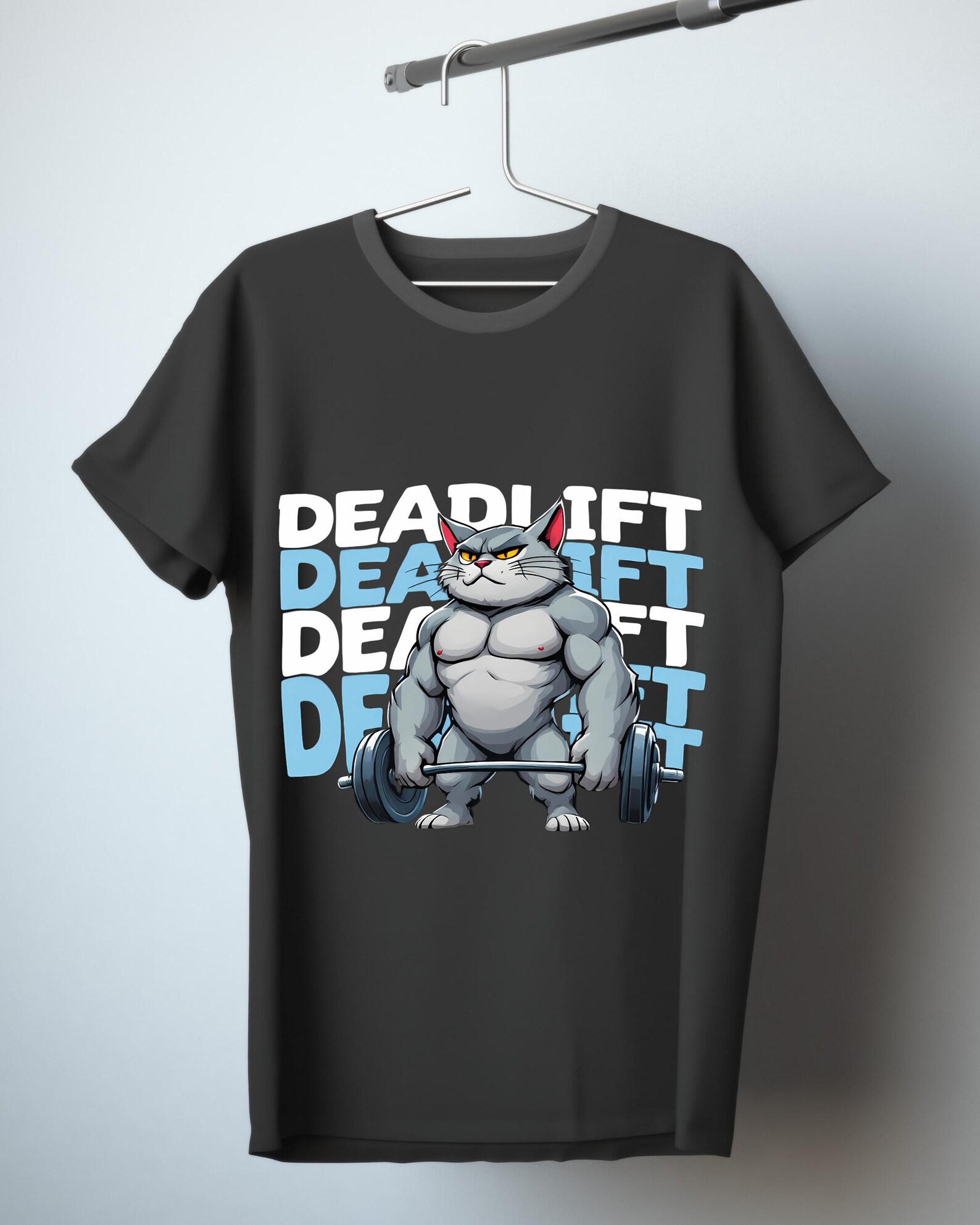Deadlift Cat Gym Design Png,funny Fitness Workout Svg,cat Lover ...