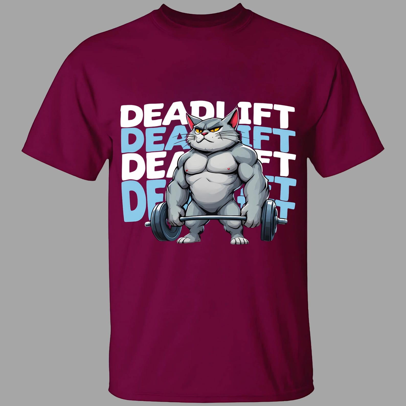 Deadlift Cat Gym Design Png,funny Fitness Workout Svg,cat Lover ...