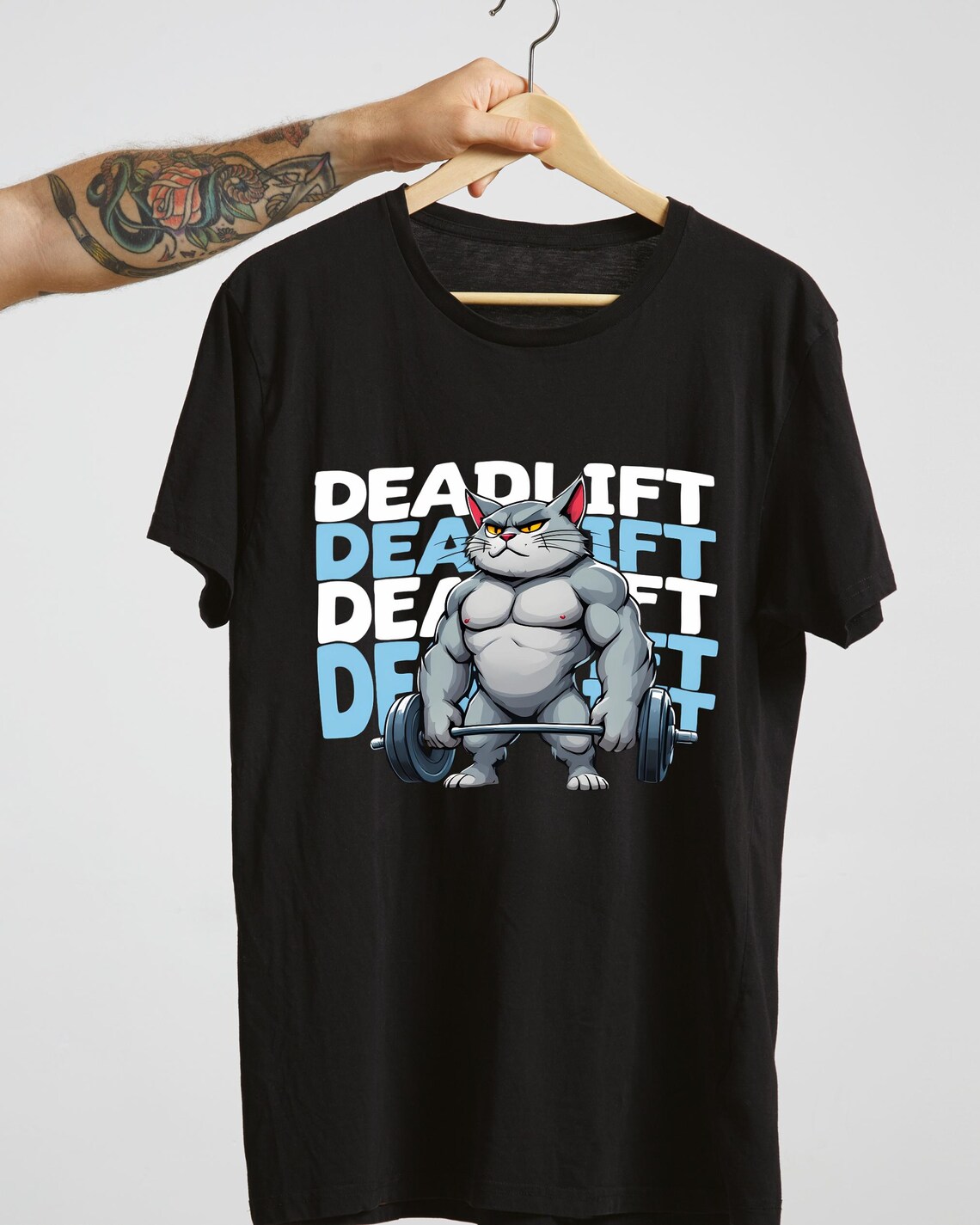 Deadlift Cat Gym Design Png,funny Fitness Workout Svg,cat Lover ...