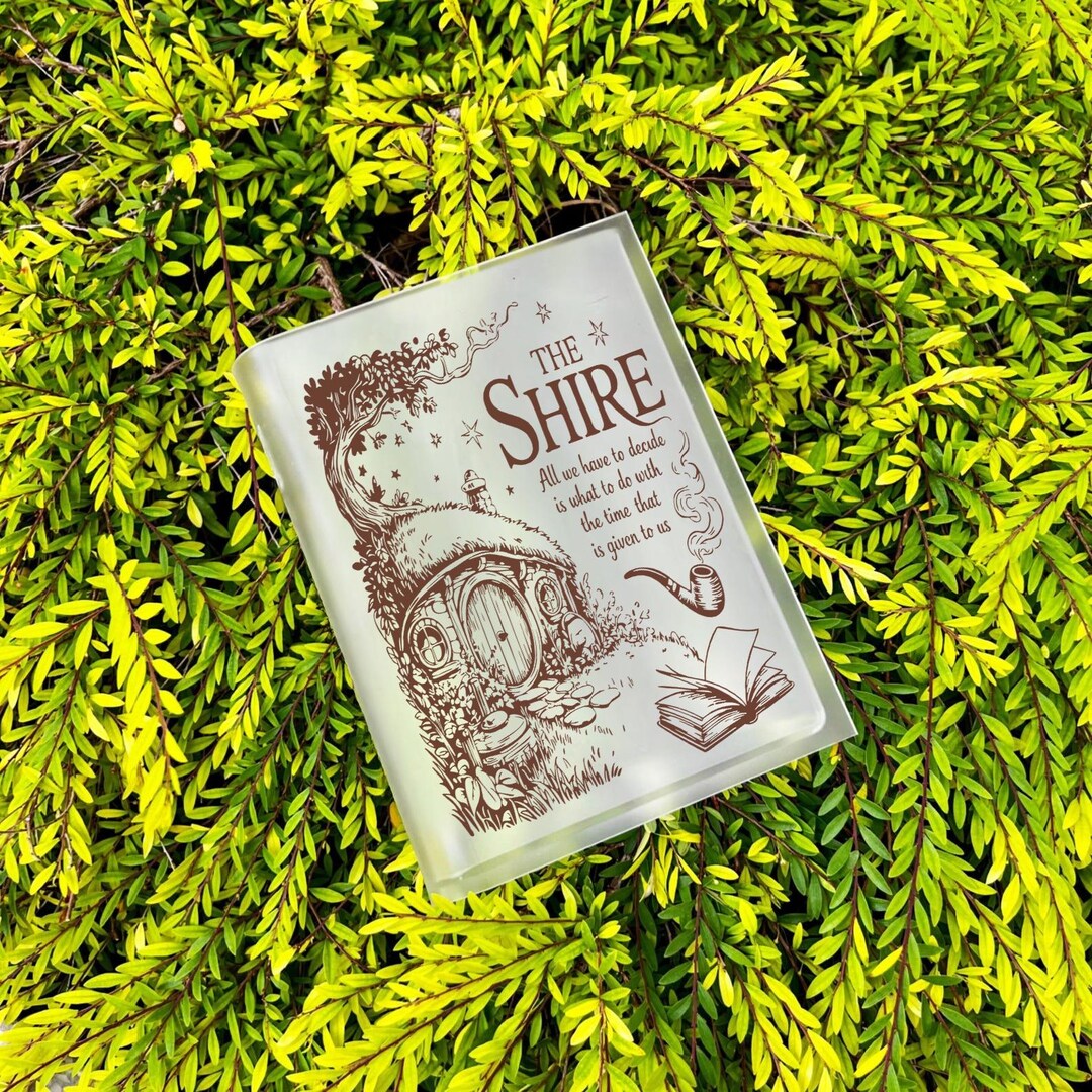 The Shire LOTR Book Vase for Fans, Fantasy Book Lover Vase, the Lord of ...