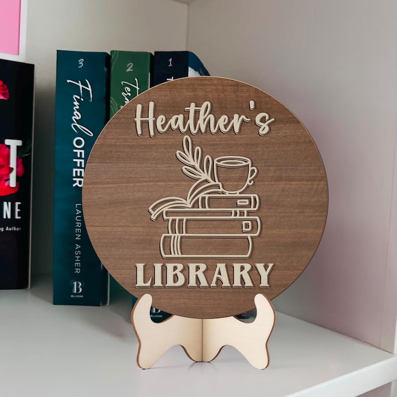 Library Signs - Etsy