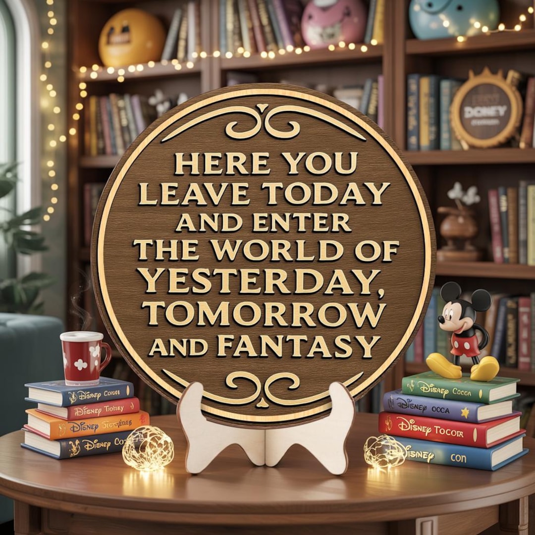 Walt Disney World Entrance Sign, Disneyland Entrance Plaque, Here You ...