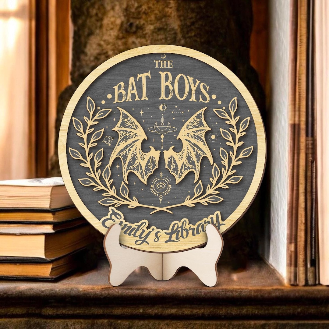 Custom Acotar Bookshelf Decor, the Bat Boy, Acotar Velaris, Spring ...