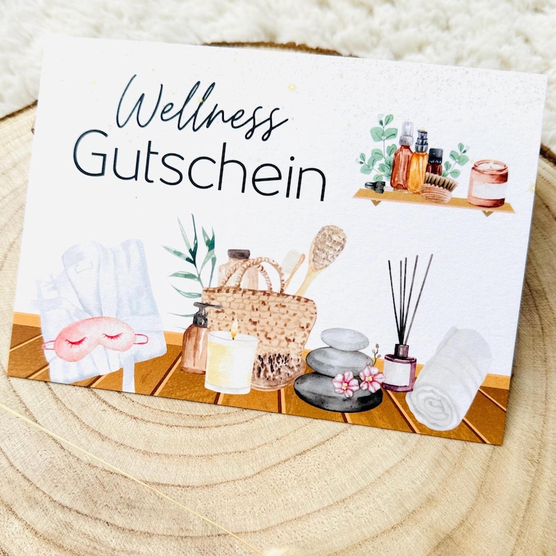 Wunderschne Sauna Gutschein Verpacken Ebenbild