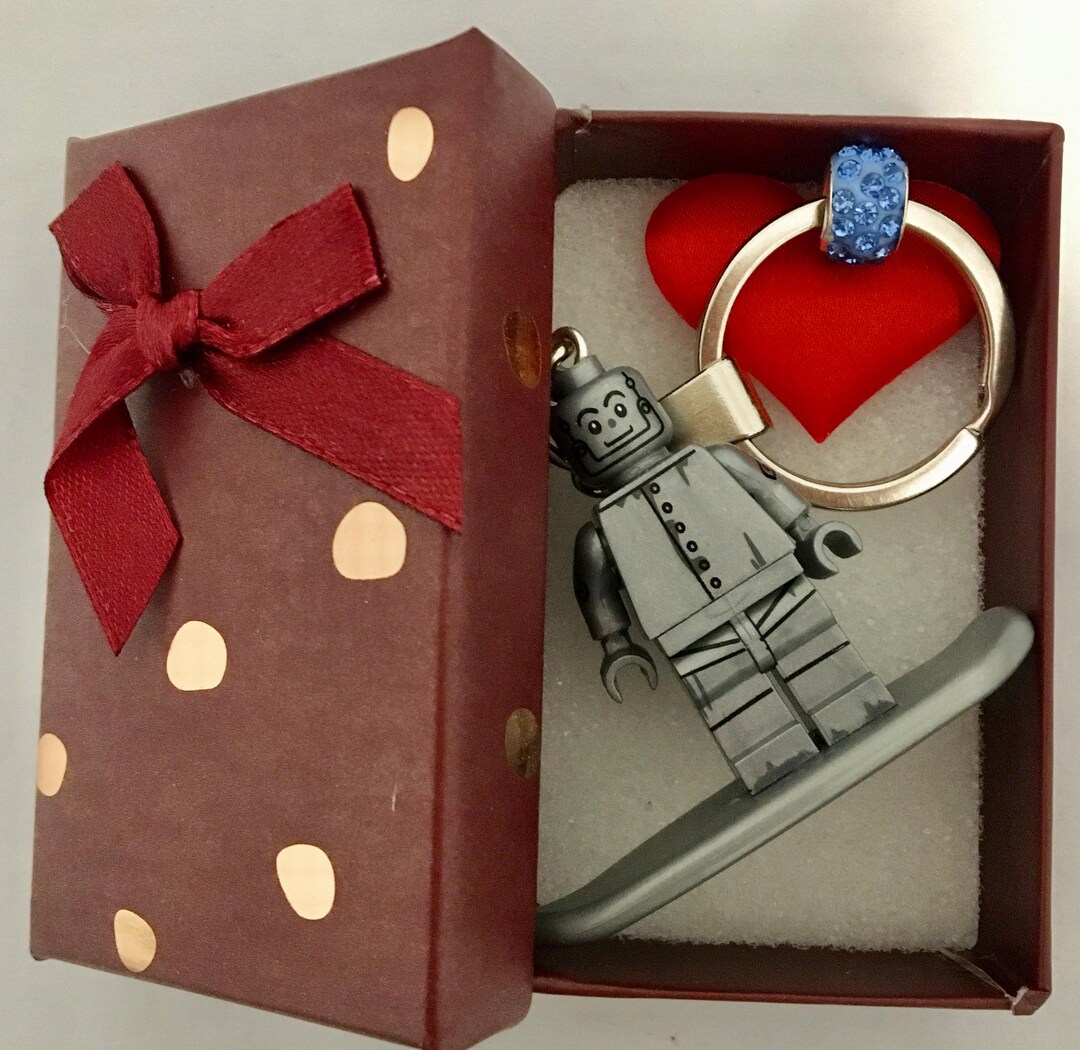 Silver Surfer Keychain & Present Box - Custom Handmade Movie Keychain ...