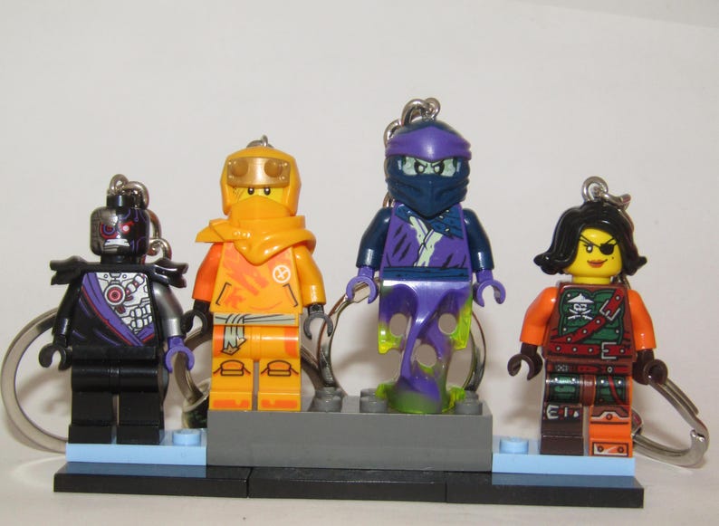 Lego Ninjago Character Keychain Choose Your Model Skylor Arin Ninja ...