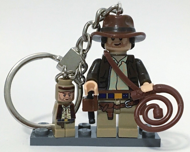 Indiana Jones Archaeologist Sean Father Keychain & Present Box - Custom ...