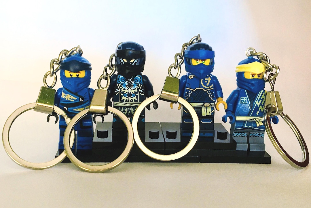 Lego Jay Ninja Keychain & Present Box - Custom Handmade Valentine Day ...