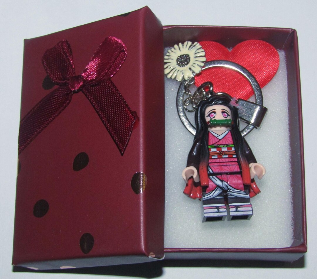 Kimetsu No Yaiba Keychain - Kamado Inosuke Nezuko Keychain & Present ...