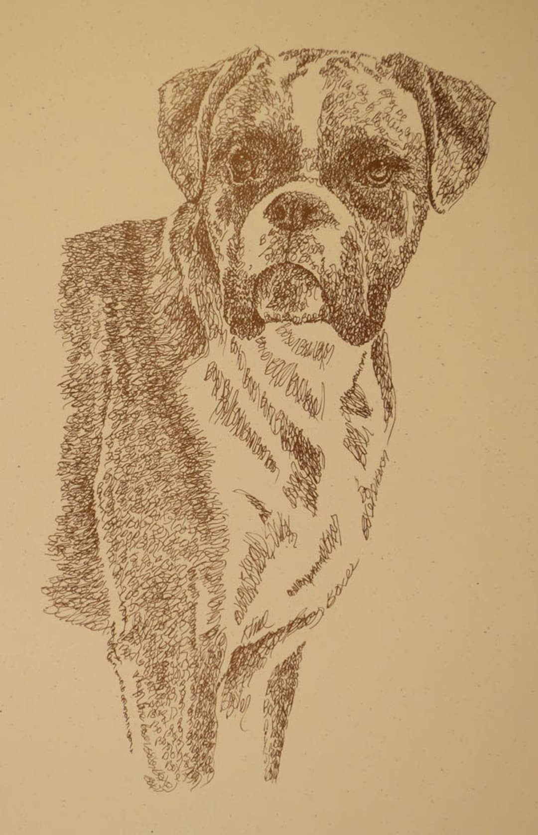 Rainbow Bridge Boxer Uncropped - Personalized by Renowned Dog Artist ...