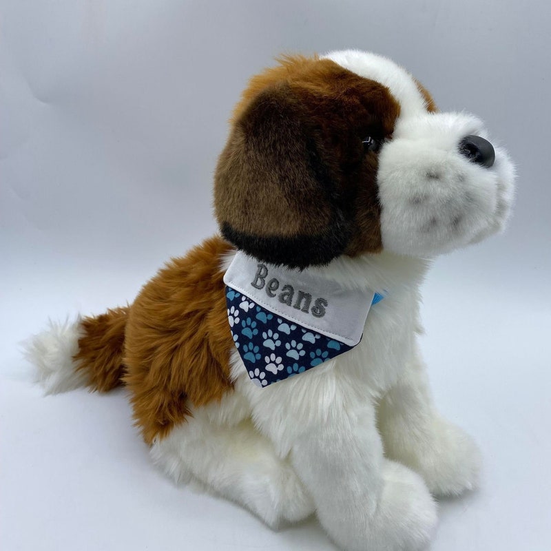 Saint Bernard Plush Dog - Etsy