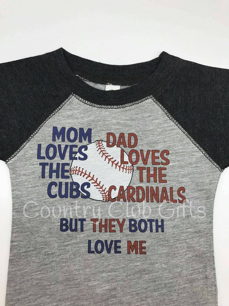 House Divided Cardinals Cubs T Shirt Baseball Shirt. - Etsy