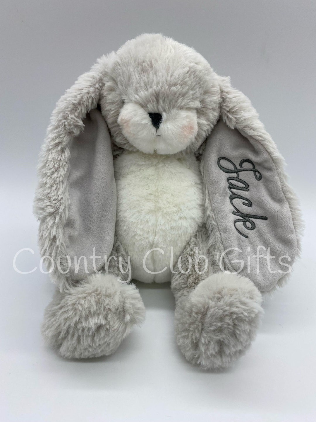 Personalized Bunny, Personalized Baby Shower Gift, Stuffed Bunny With ...