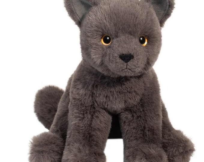 Personalized Gray Cat Kids Cats Kitten Stuffed Animal Stuffed Kitty ...