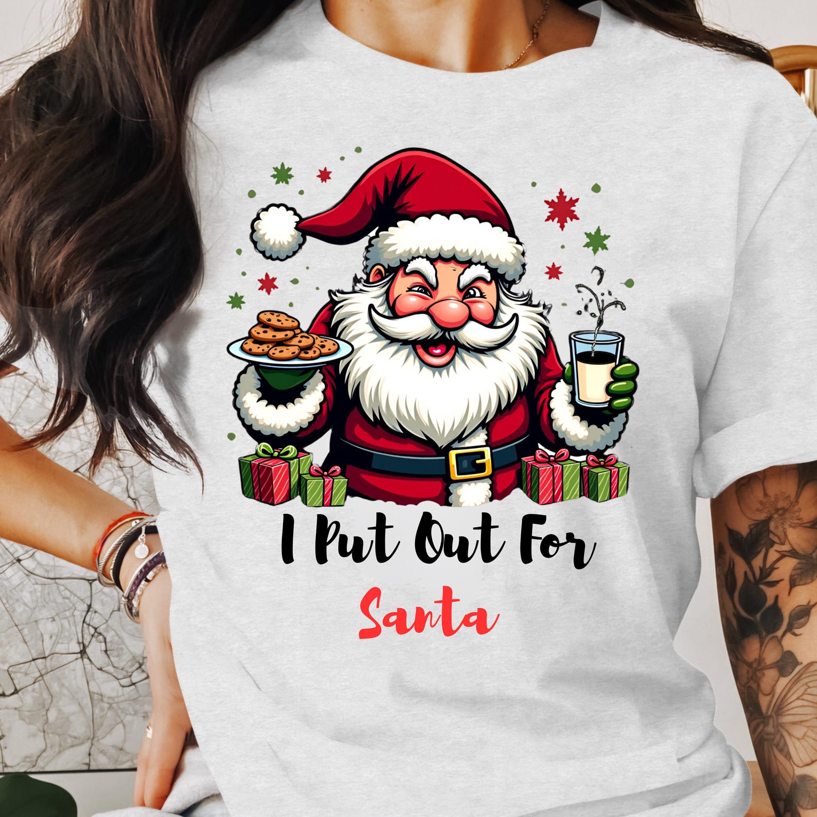 I Put Out for Santa PNG Bundle | Funny Christmas PNG | Hilarious Christmas Shirt Design | Merry ...