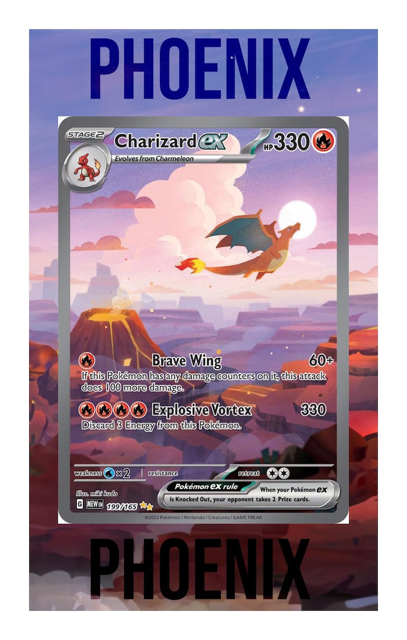 Charmander 151 EX Evolution Display Overlay - Etsy