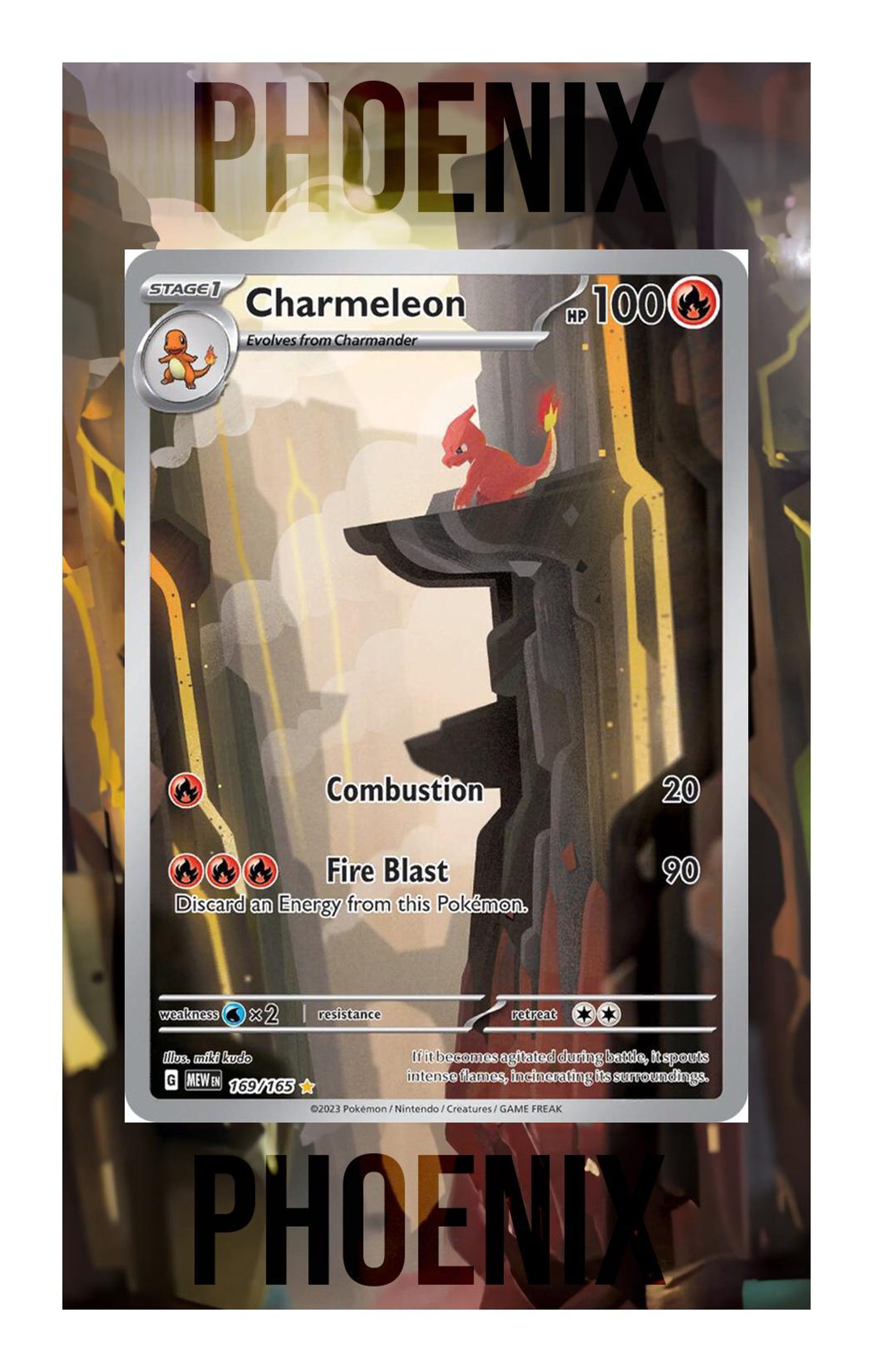 Charmander 151 EX Evolution Display Overlay - Etsy