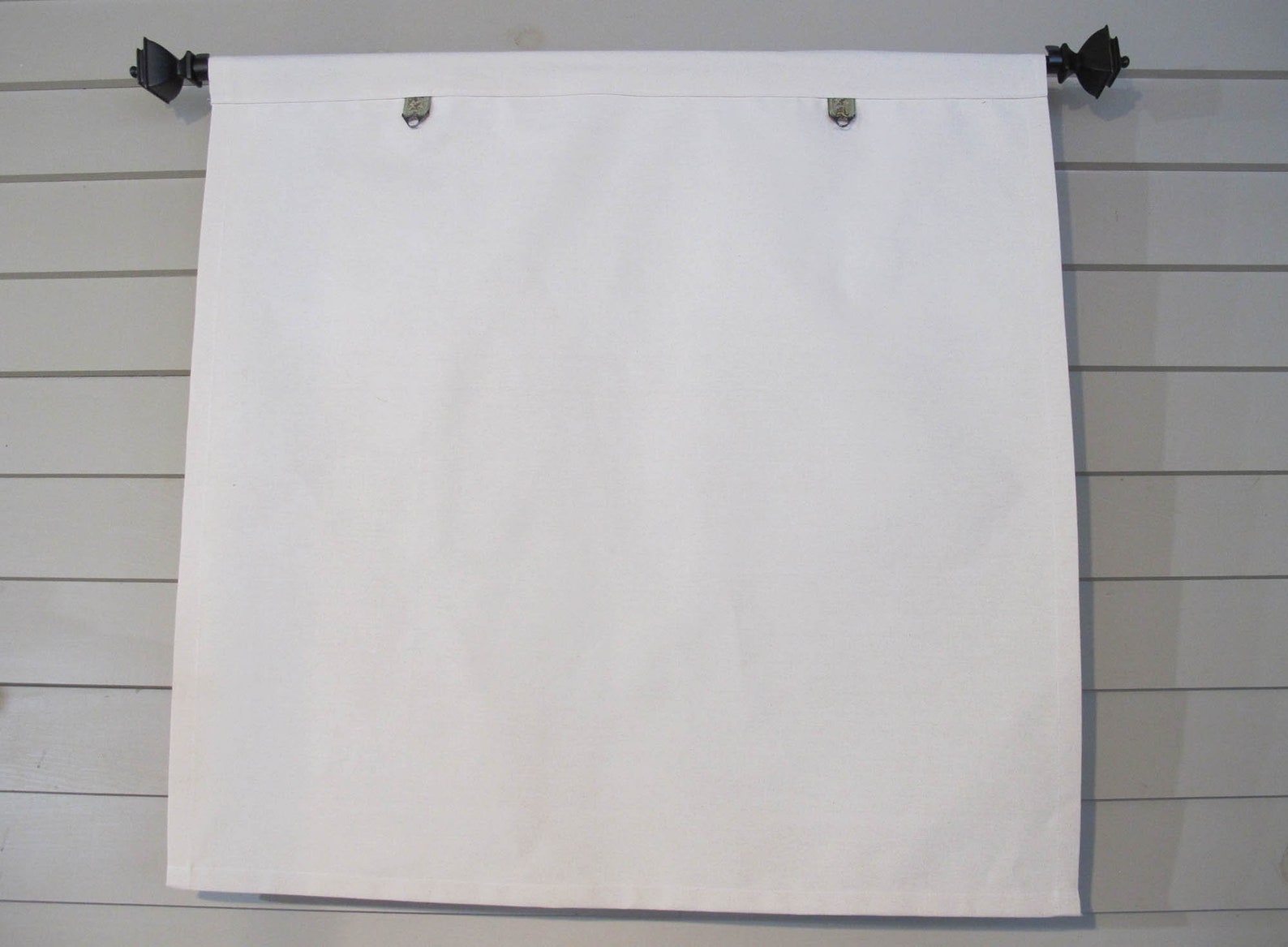 Off White Canvas Roll up Window Shade, Swedish Blind, Custom Widths 48L ...