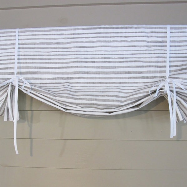 Tie up Curtain - Etsy