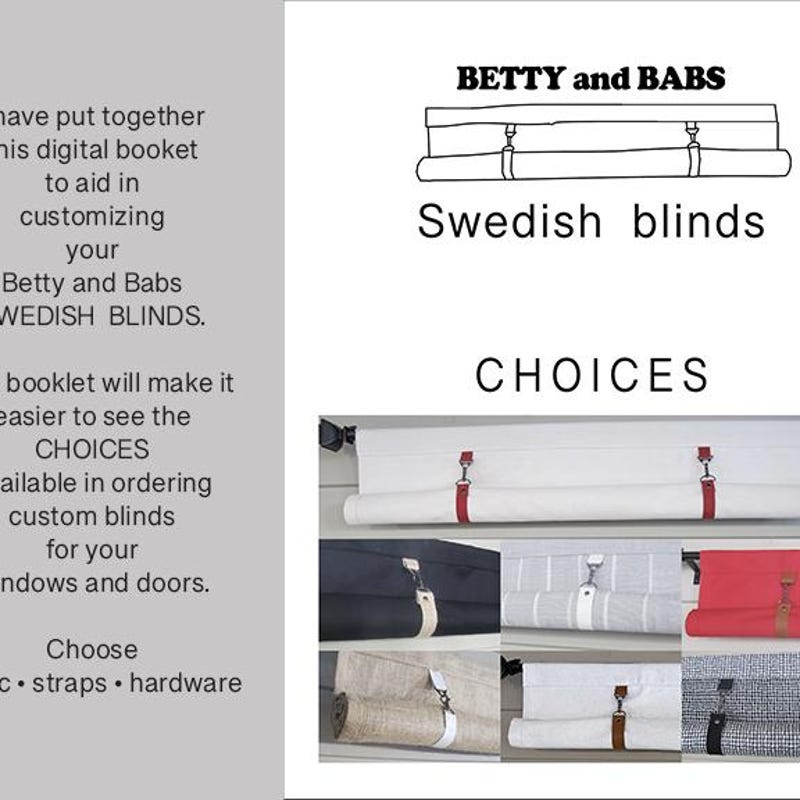 Swedish Blinds - Etsy
