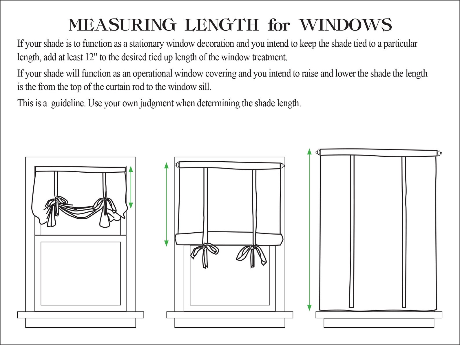 White Cotton Tie-up Curtain, Privacy Window Shade, Custom Widths 48L or ...