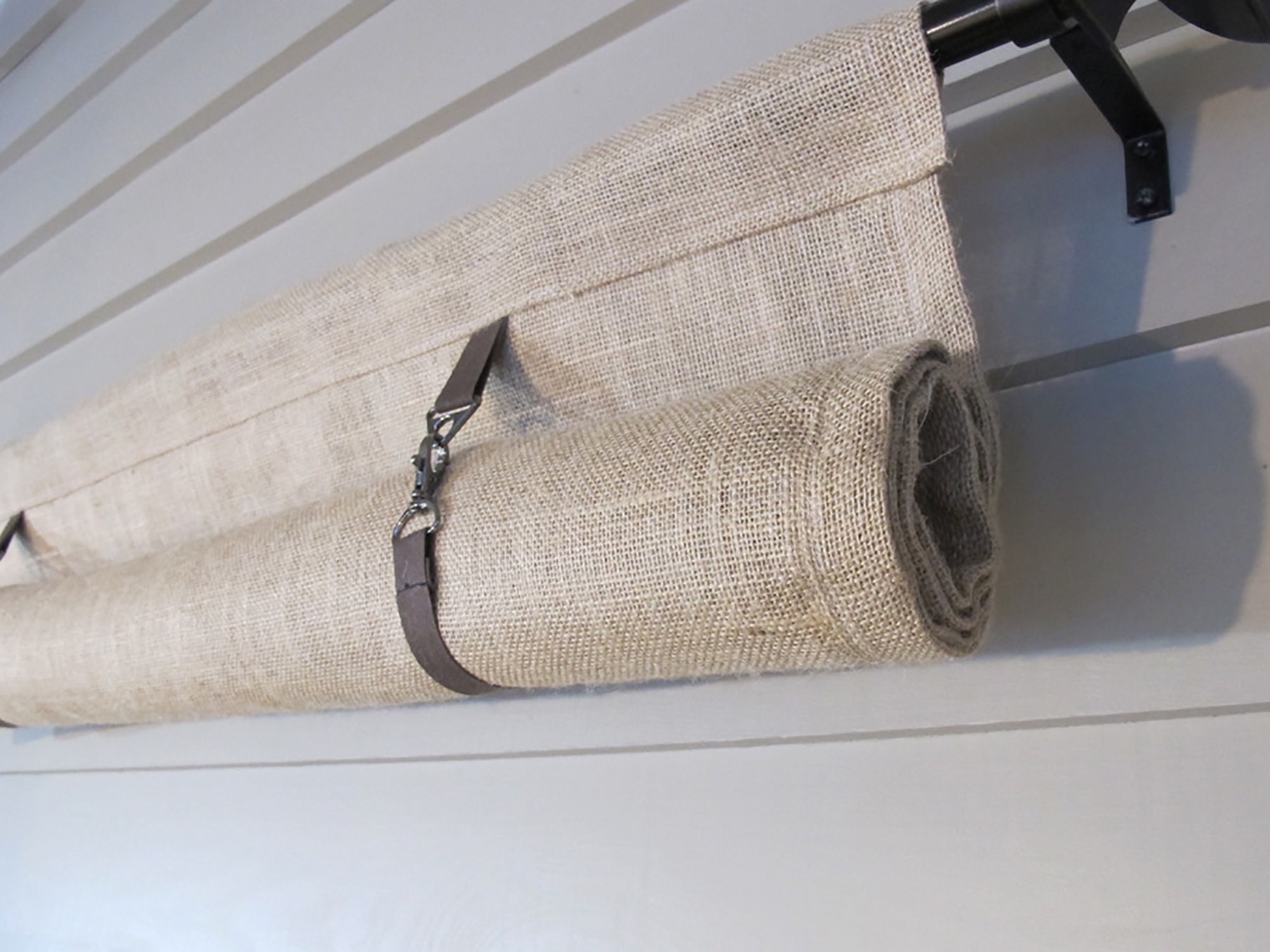 Roll up Door and Window Blinds, Custom Widths, Natural BURLAP 36 Long ...