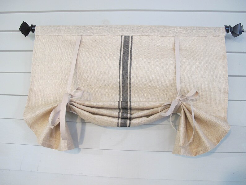 Natural Burlap BLACK Stripe 48 L Grain Sack Feed Sack Simple - Etsy