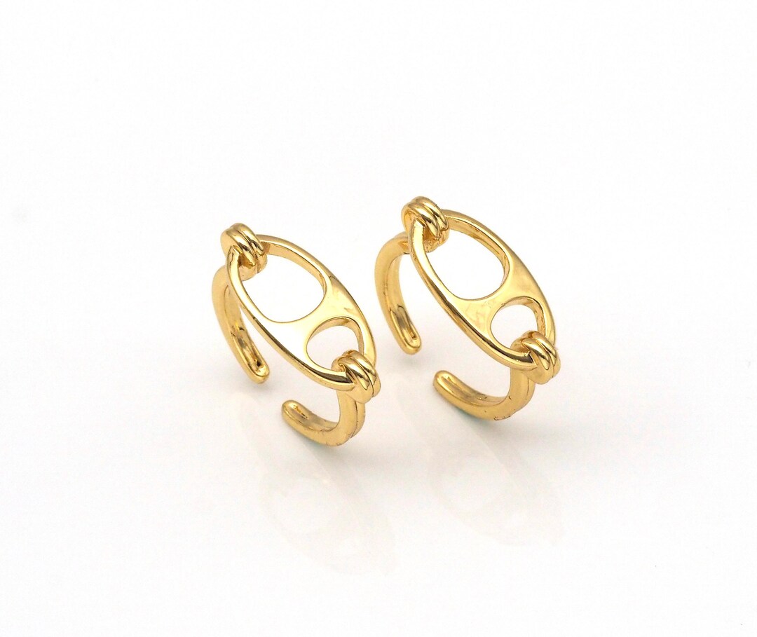 Soda Pull Tab Statement Ring, 18K Gold Filled Can Tab Open Ring ...