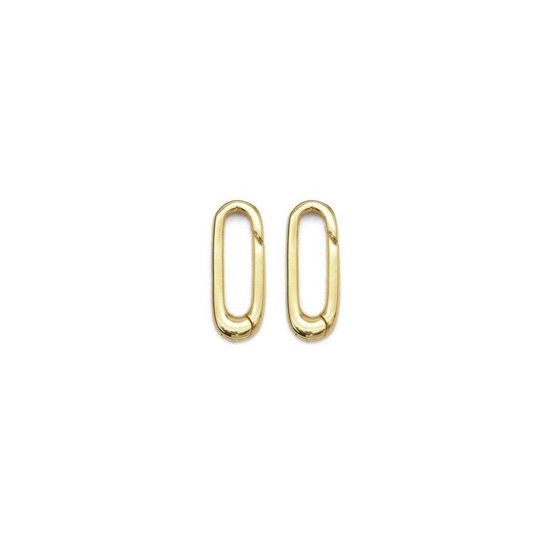 Plain Gold Long Paperclip Snap Click Clasp/charm Holder, Sku#y839 - Etsy