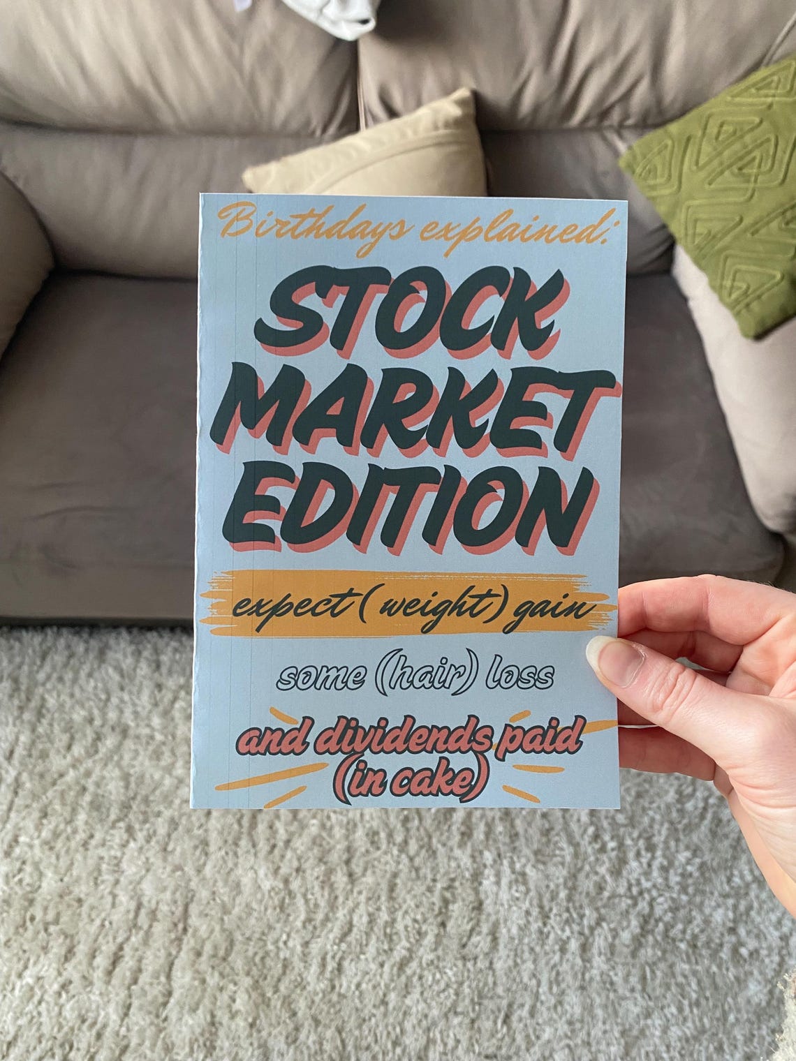 Funny Birthday Card – ‘birthdays Explained: Stock Market Edition ...