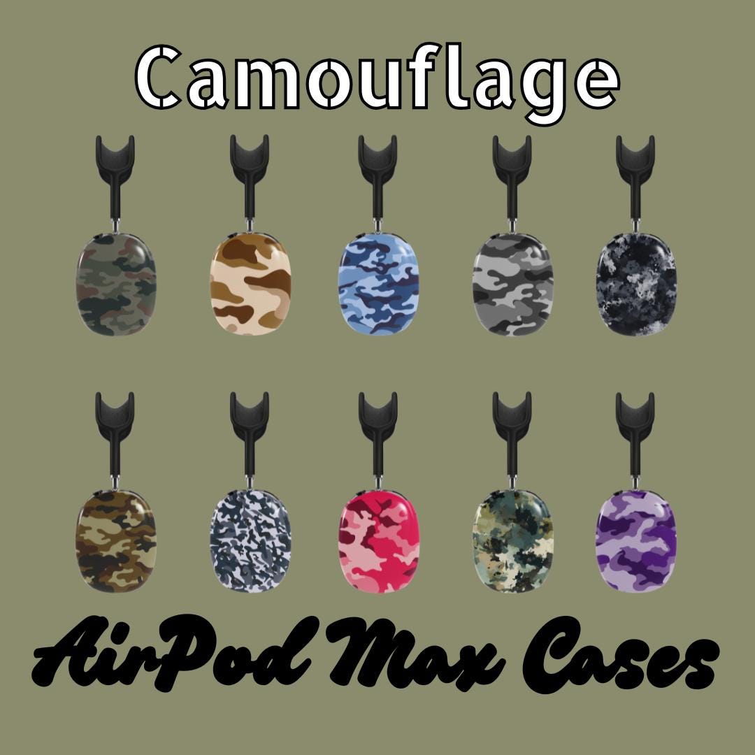 Camouflage AirPod Max Cover Custom AirPod Max Case Luxurious Hard ...