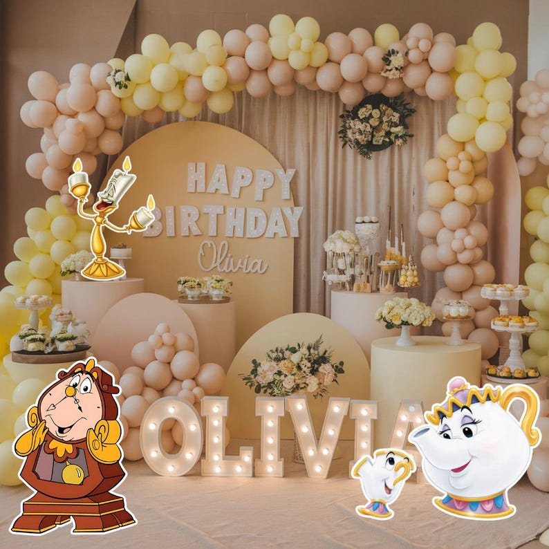 Pop-up Stand Princess Bella Birthday Party Ideas Event Decorator ...