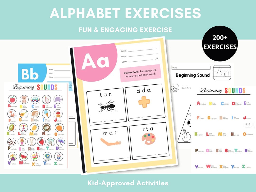 Alphabet Adventure Book for Kids Creative Learning Ideal for Early ...