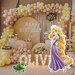Digital Cutouts Princess Rapunzel Tea Party Decor Pop-up Stand ...
