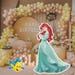Pop-up Banner Ariel the Little Mermaid Stand Event Decorator Party Kit ...