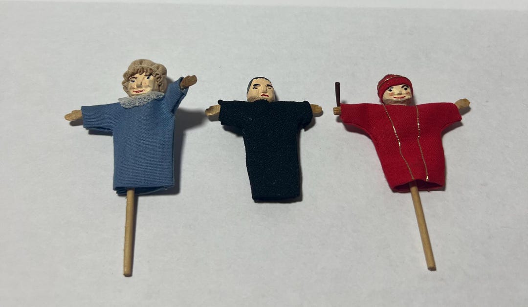 Vintage Puppets Dollhouse Miniature - Etsy