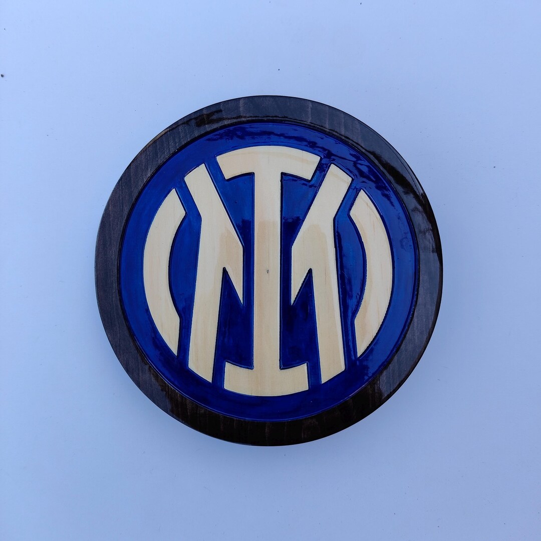 Inter Milan Wall Crest Carved in Wood. - Etsy