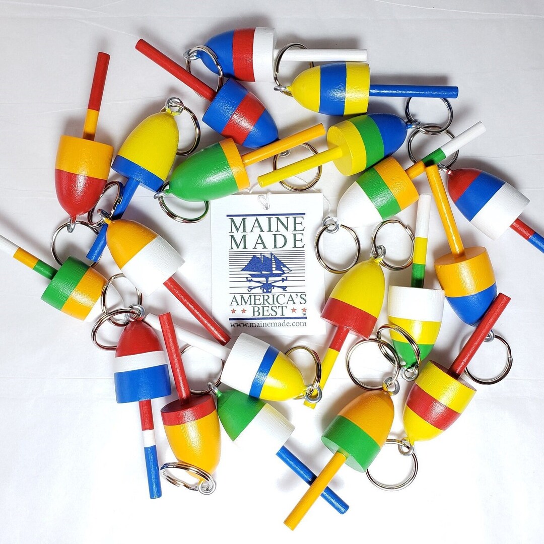Lobster Buoy Keychains, Wedding Favors, Mixed Colors, Set of 20 - Etsy
