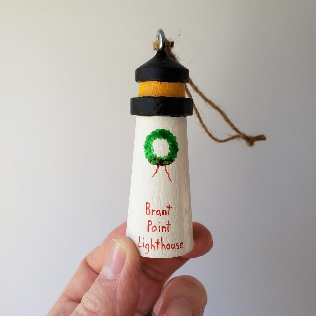 Brant Point Lighthouse Christmas Ornament - Etsy