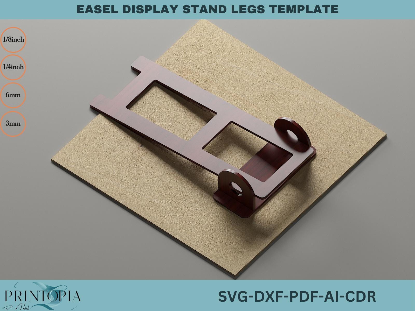 Easel Stand Backs - Photo Frame Stand Backs - Wood Easel Display Stand ...