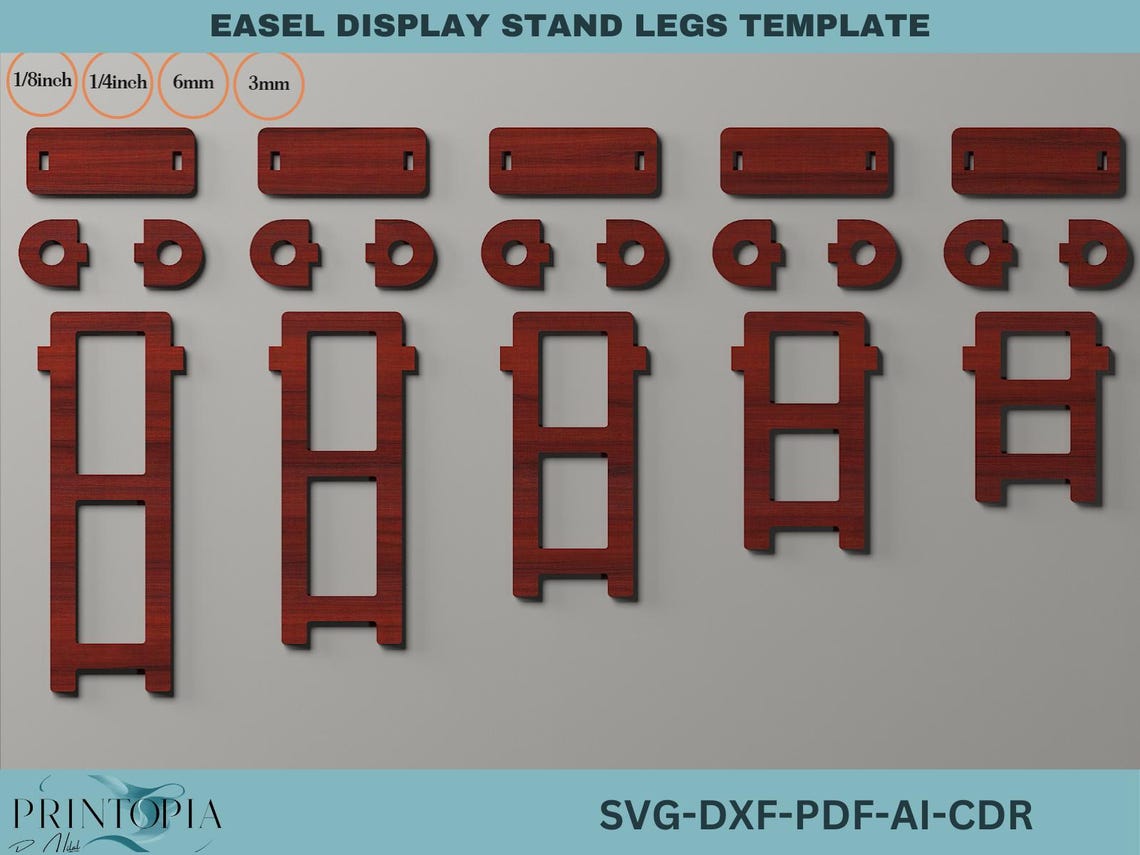 Easel Stand Backs - Photo Frame Stand Backs - Wood Easel Display Stand ...
