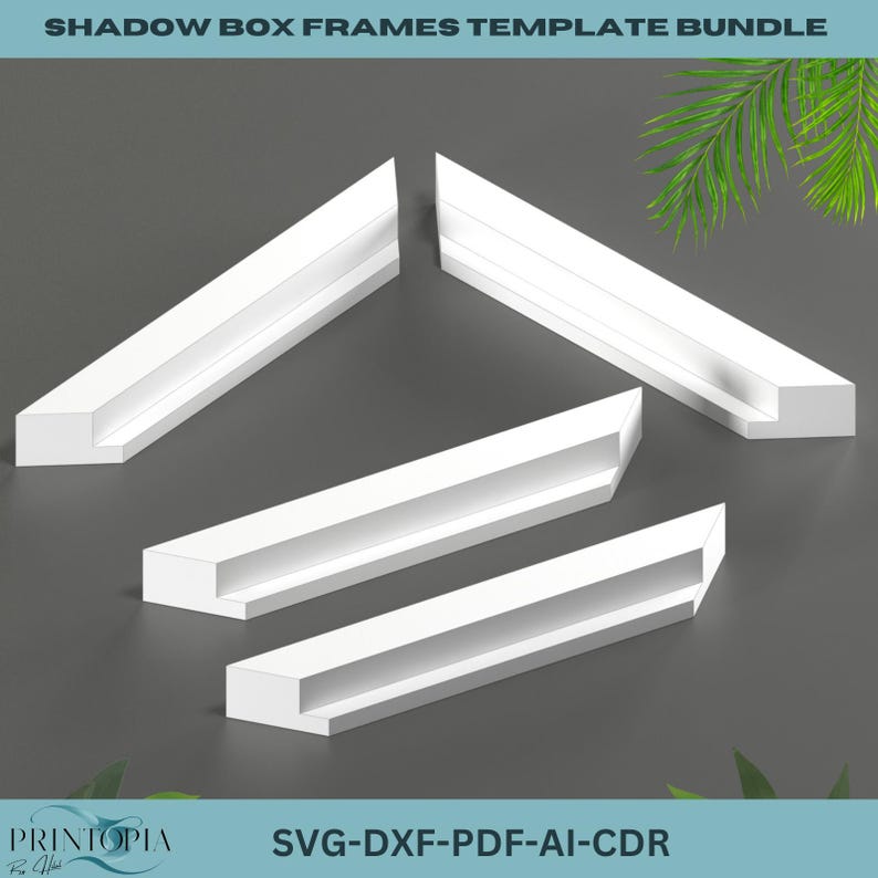 Shadow Box Frame Templates | 3D SVG Bundle | 5 Sizes | DIY Decor,diy ...