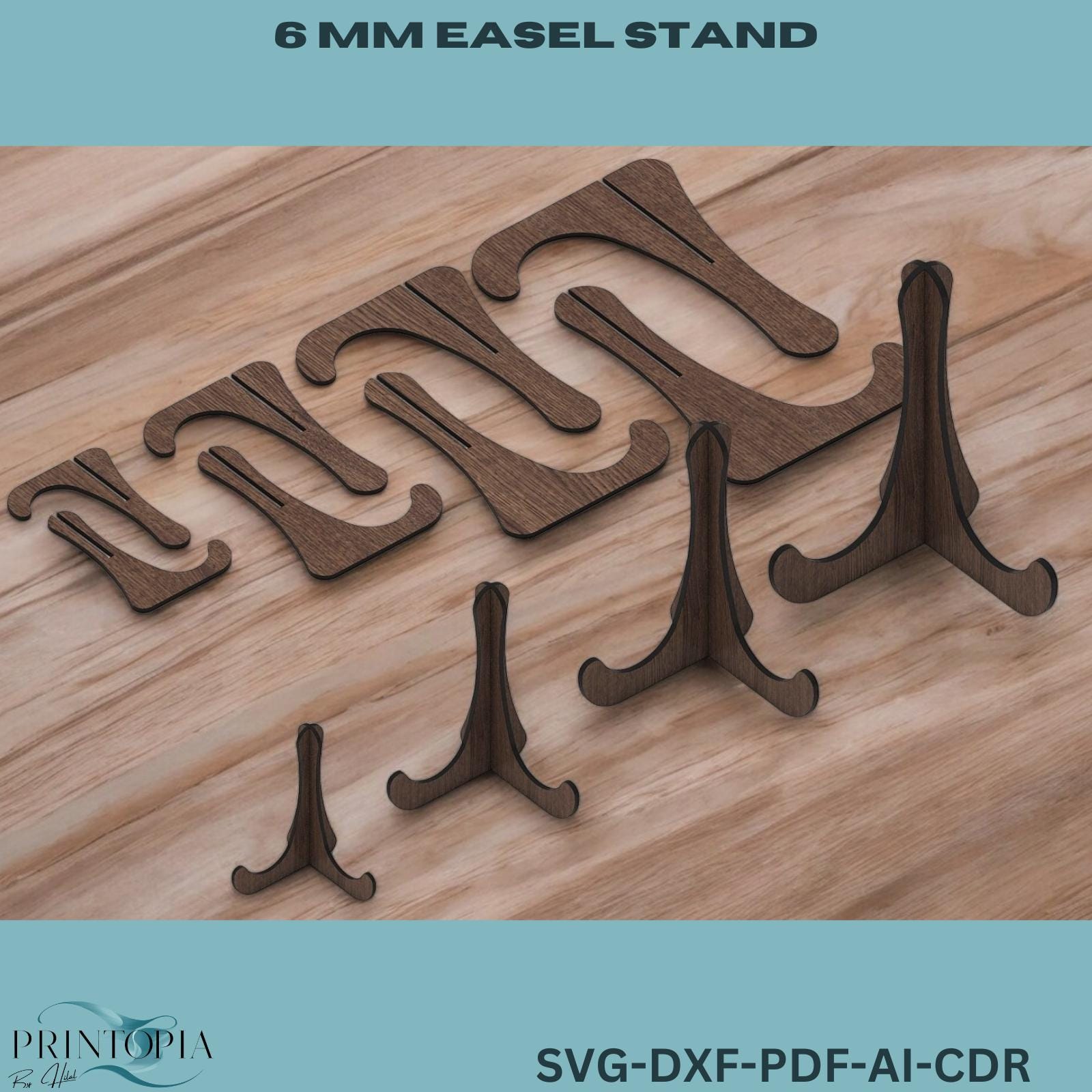 Laser Cut Easel Stand Templates - Perfect for Displaying Art and Crafts ...