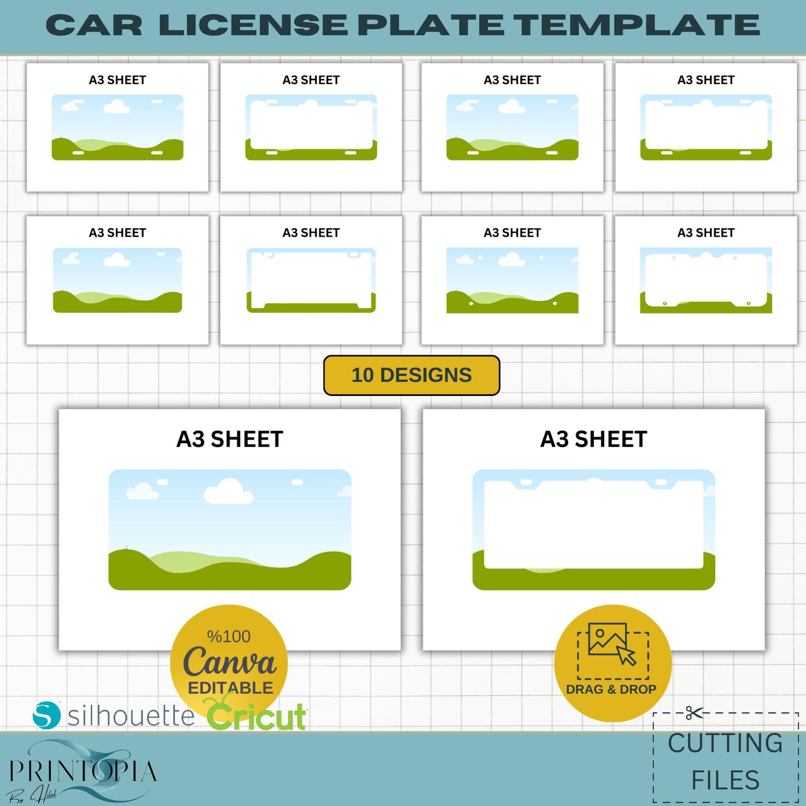 Editable Car License Plate Templates | Create Your Own Design | Perfect ...