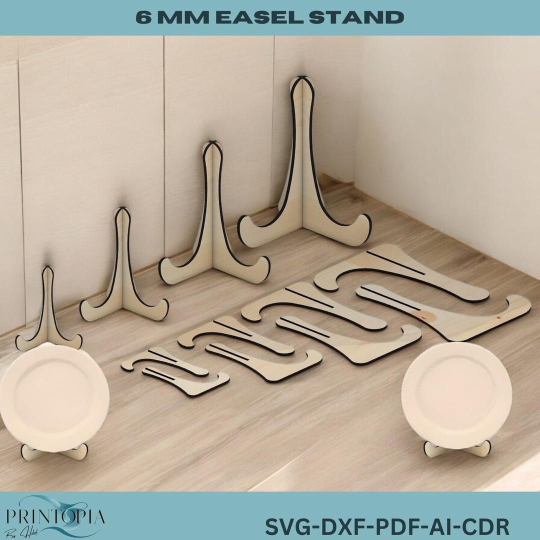 Laser Cut Easel Stand Templates - Perfect for Displaying Art and Crafts ...