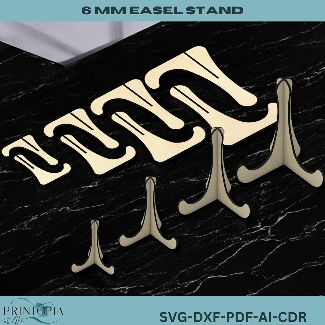 Laser Cut Easel Stand Templates - Perfect for Displaying Art and Crafts ...