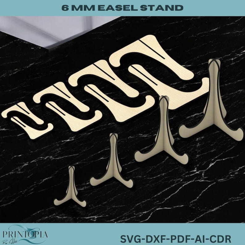 Laser Cut Easel Stand Templates - Perfect for Displaying Art and Crafts ...