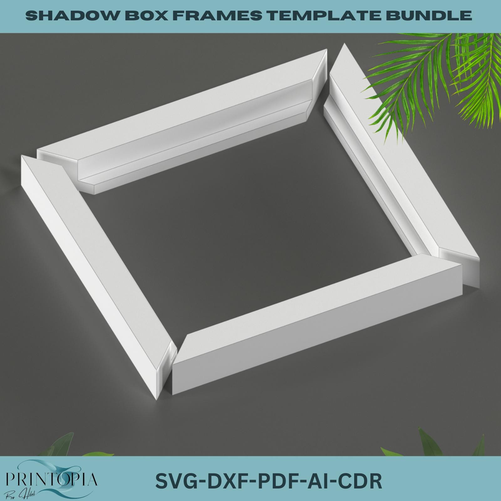 Shadow Box Frame Templates | 3D SVG Bundle | 5 Sizes | DIY Decor,diy ...