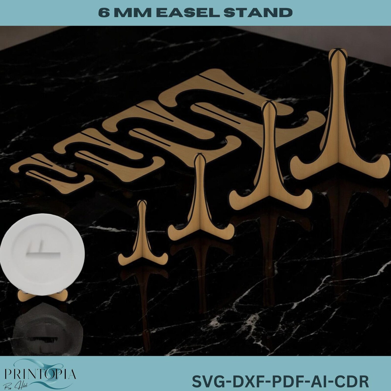 Laser Cut Easel Stand Templates - Perfect for Displaying Art and Crafts ...